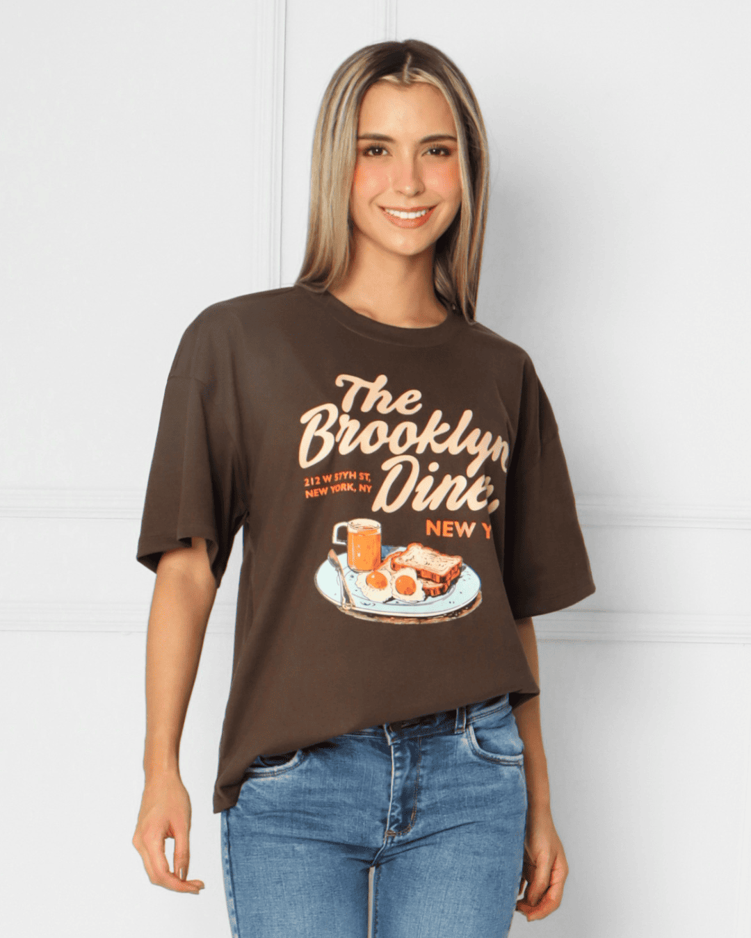 Camiseta The Brooklyn Diner - P75003 – Joy Staz Jeans